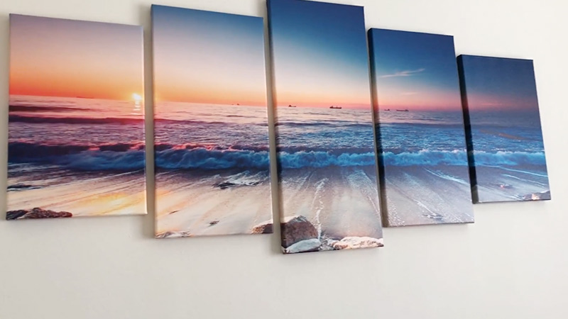How To Hang 5 Piece Staggered Canvas Art Wayne Arthur Gallery how-to-hang-5-piece-staggered-canvas-art-wayne-arthur-gallery