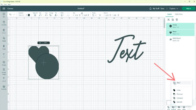 How to Weld Text and Images in Cricut Design Space? -Learn & Implement - Wayne Arthur Gallery